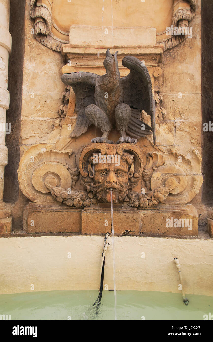Water fountain Emmanuel de Rohan de Polduc, Grand Master between 1775 ...