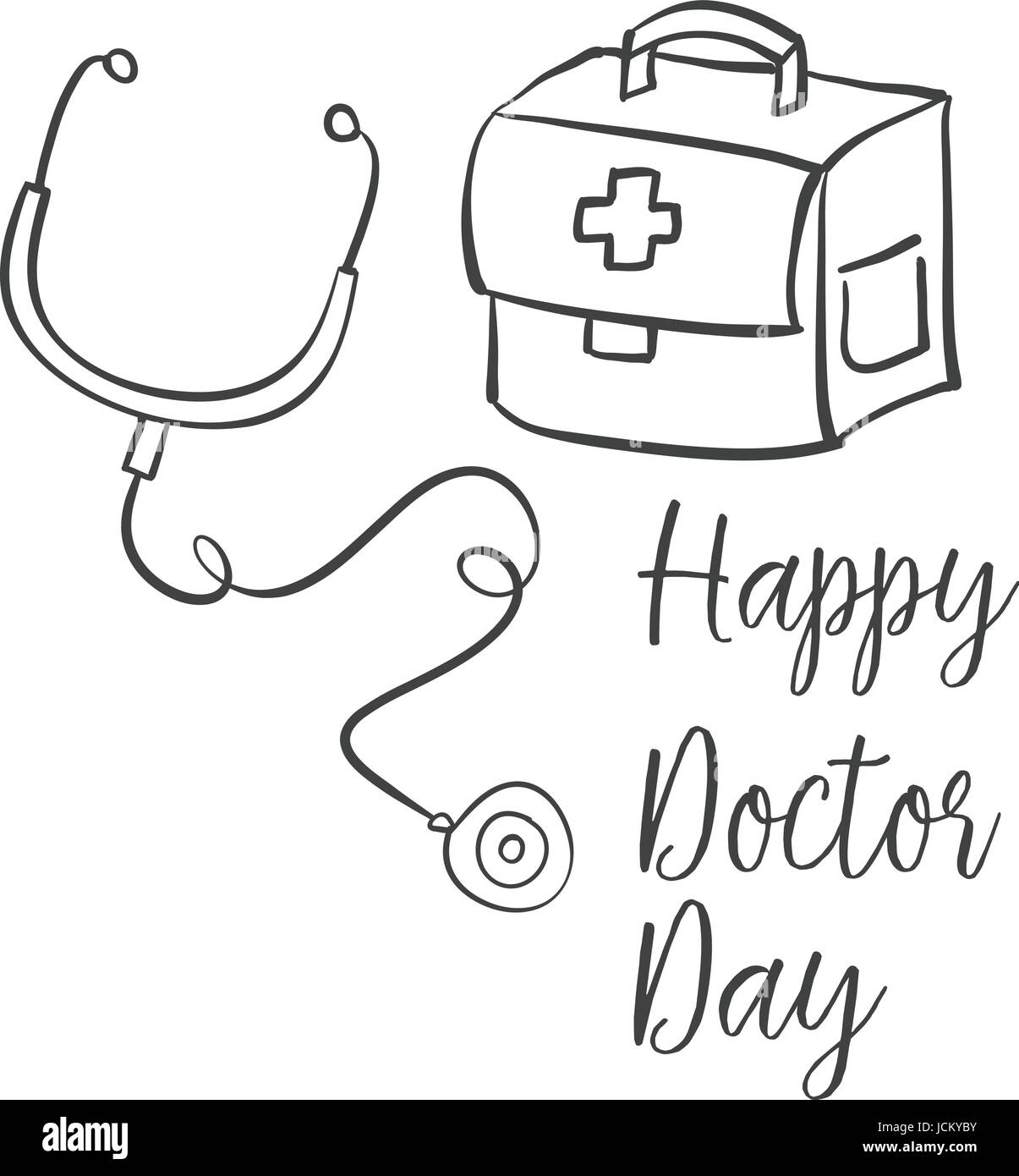 Collection stock of doctor day celebration vector art Stock Vector ...