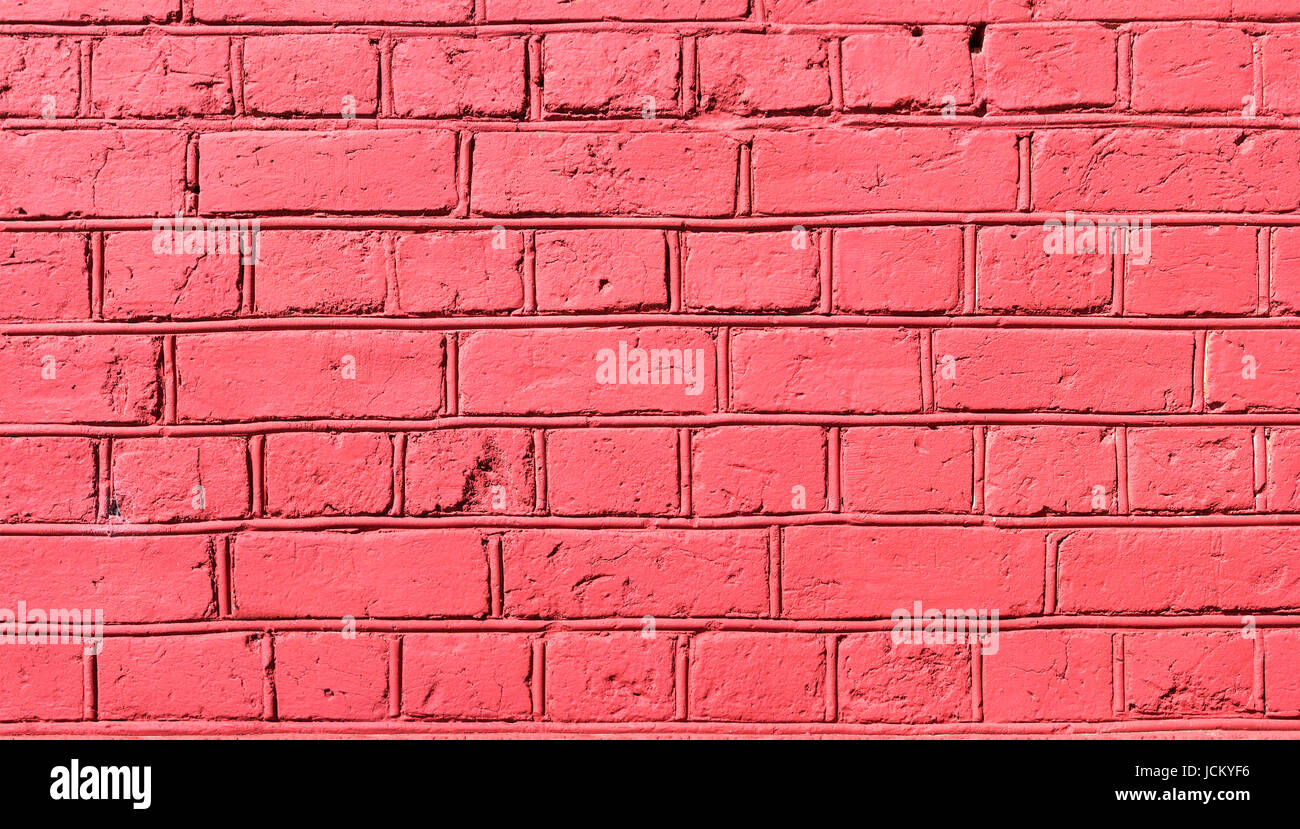 Old brick wall of pink color Stock Photo - Alamy