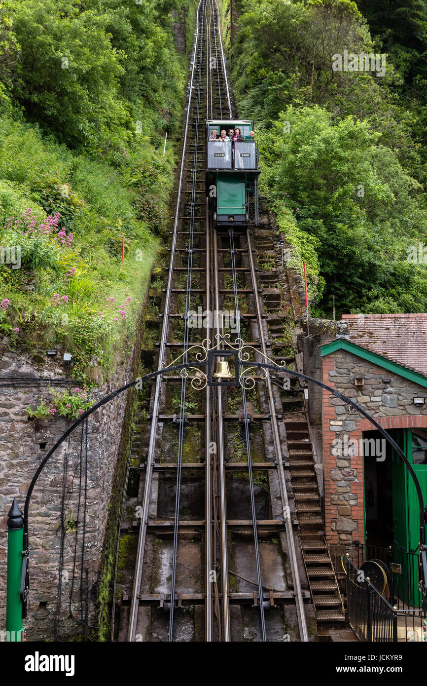 Lynmouth, Cliff Railway, Exmoor, Devon, England, UK Stock Photo - Alamy