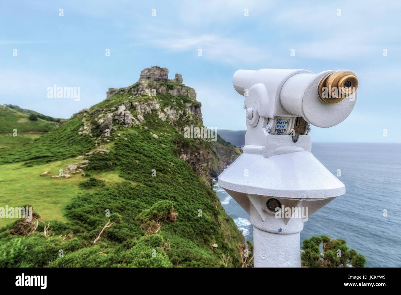 Valley of Rocks, Lynton, Exmoor, Devon, England, UK Stock Photo - Alamy