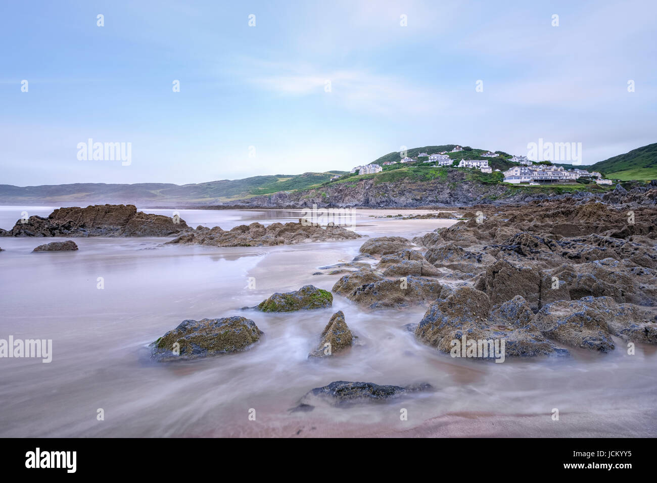 Barricane Beach, Woolacombe, North Devon, England, UK Stock Photo - Alamy