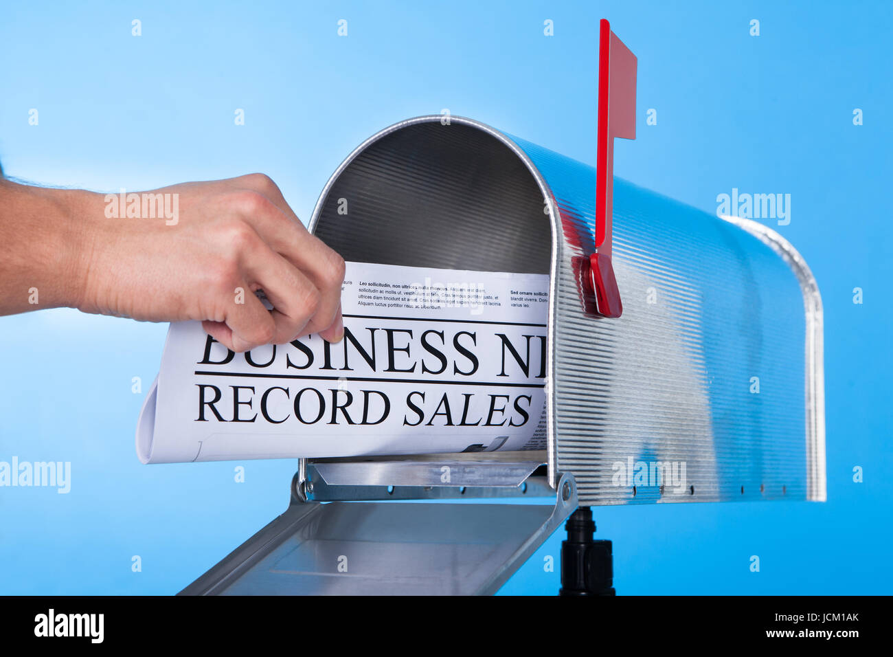 Man Opening Mailbox High Resolution Stock Photography and Images - Alamy