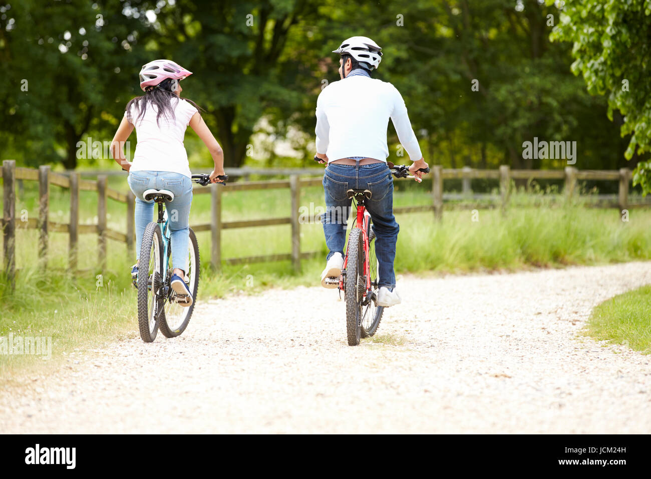 Indian Woman On Cycle Ride High Resolution Stock Photography and Images ...