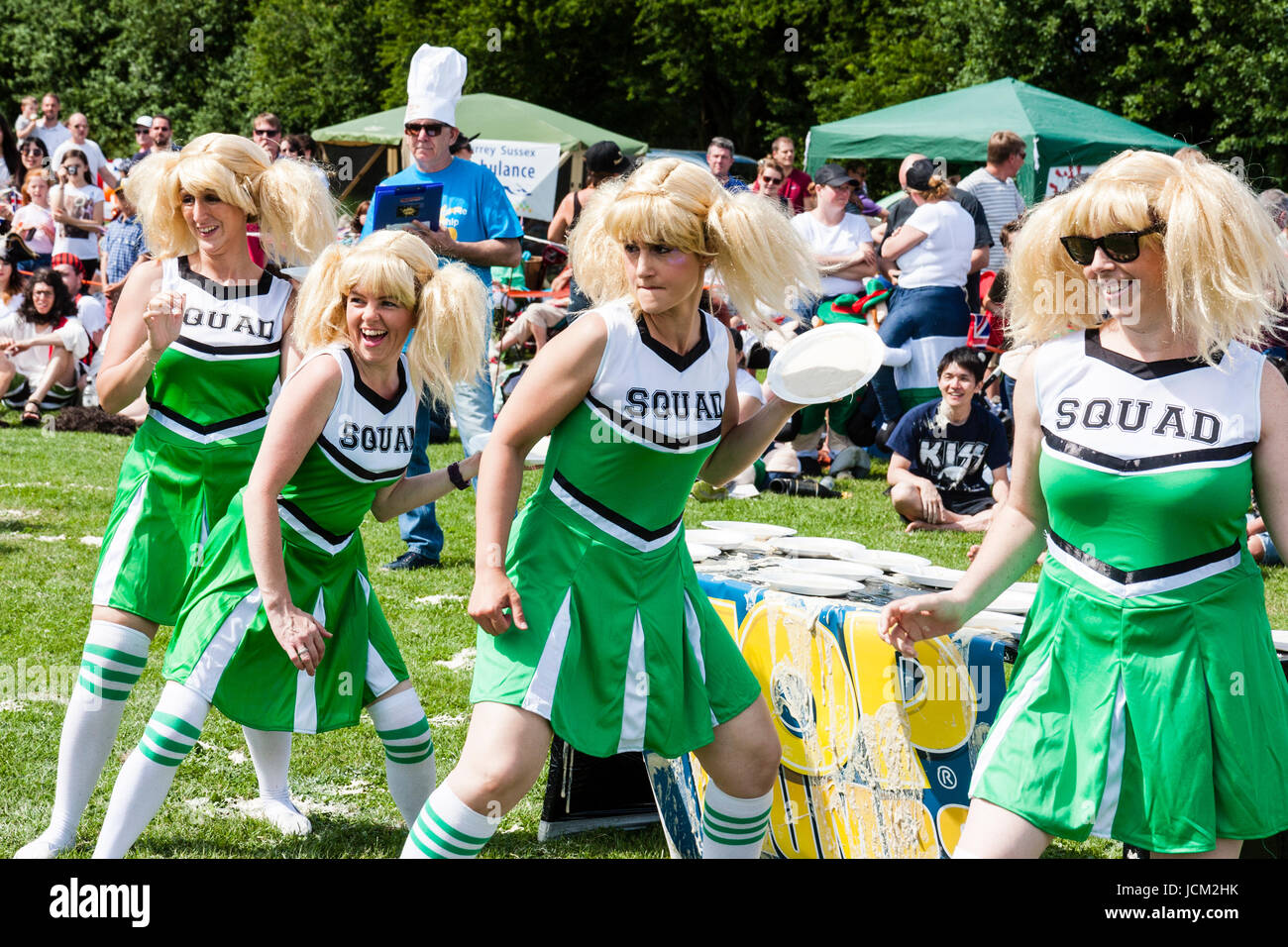 Custard pie fight hi-res stock photography and images - Alamy