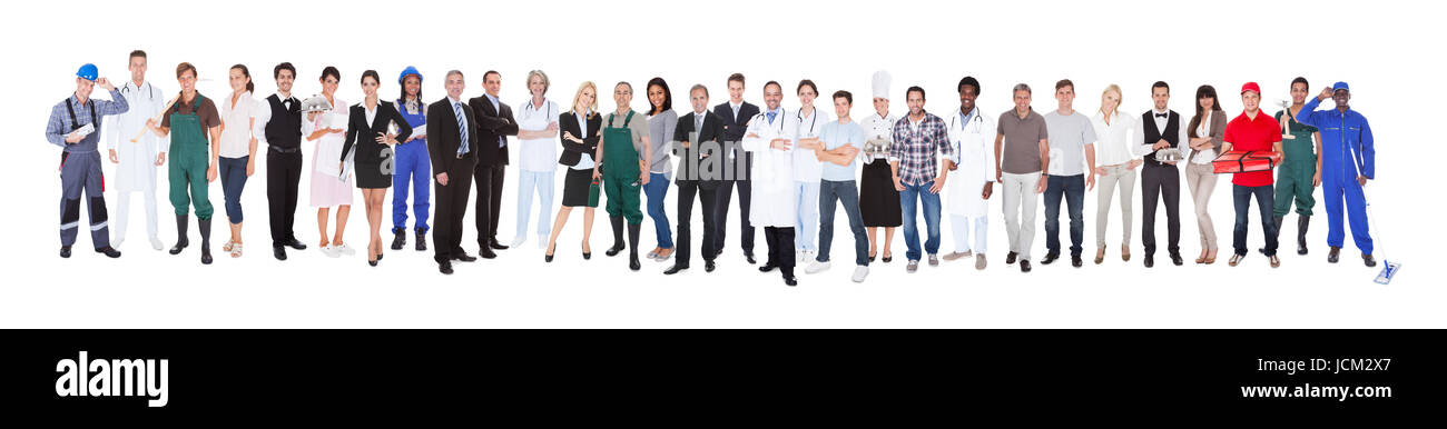 Group different professionals Cut Out Stock Images & Pictures - Alamy