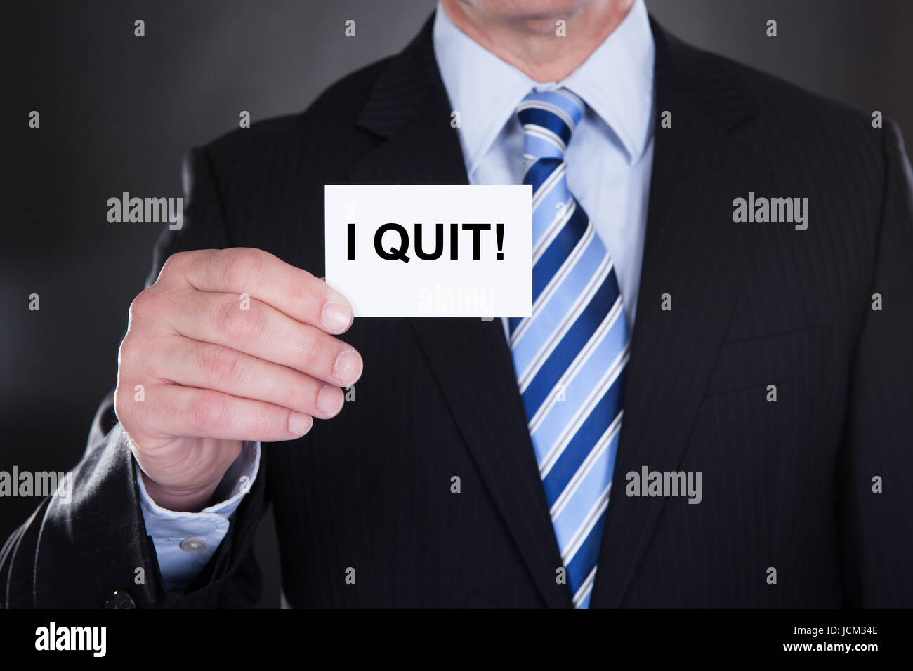 I Quit Stock Photos & I Quit Stock Images - Alamy