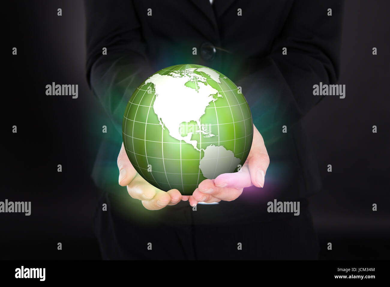 Glowing map of usa hi-res stock photography and images - Alamy