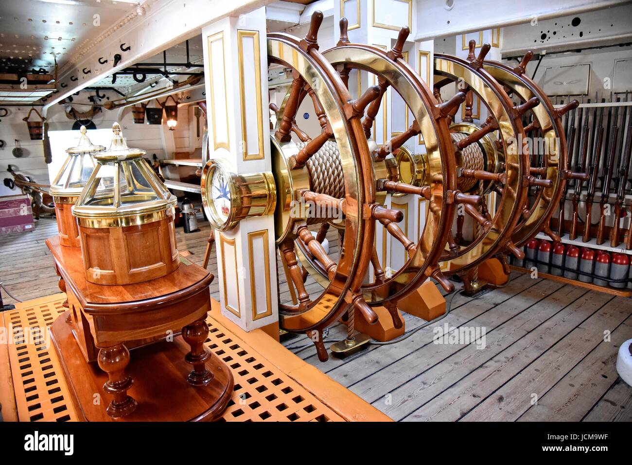 Portsmouth England UK HMS Warrior was a 40-gun steam-powered armoured ...