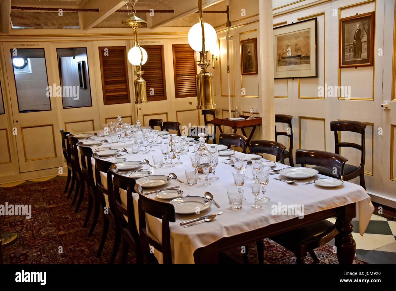 Portsmouth England UK HMS Warrior was a 40-gun steam-powered armoured ...