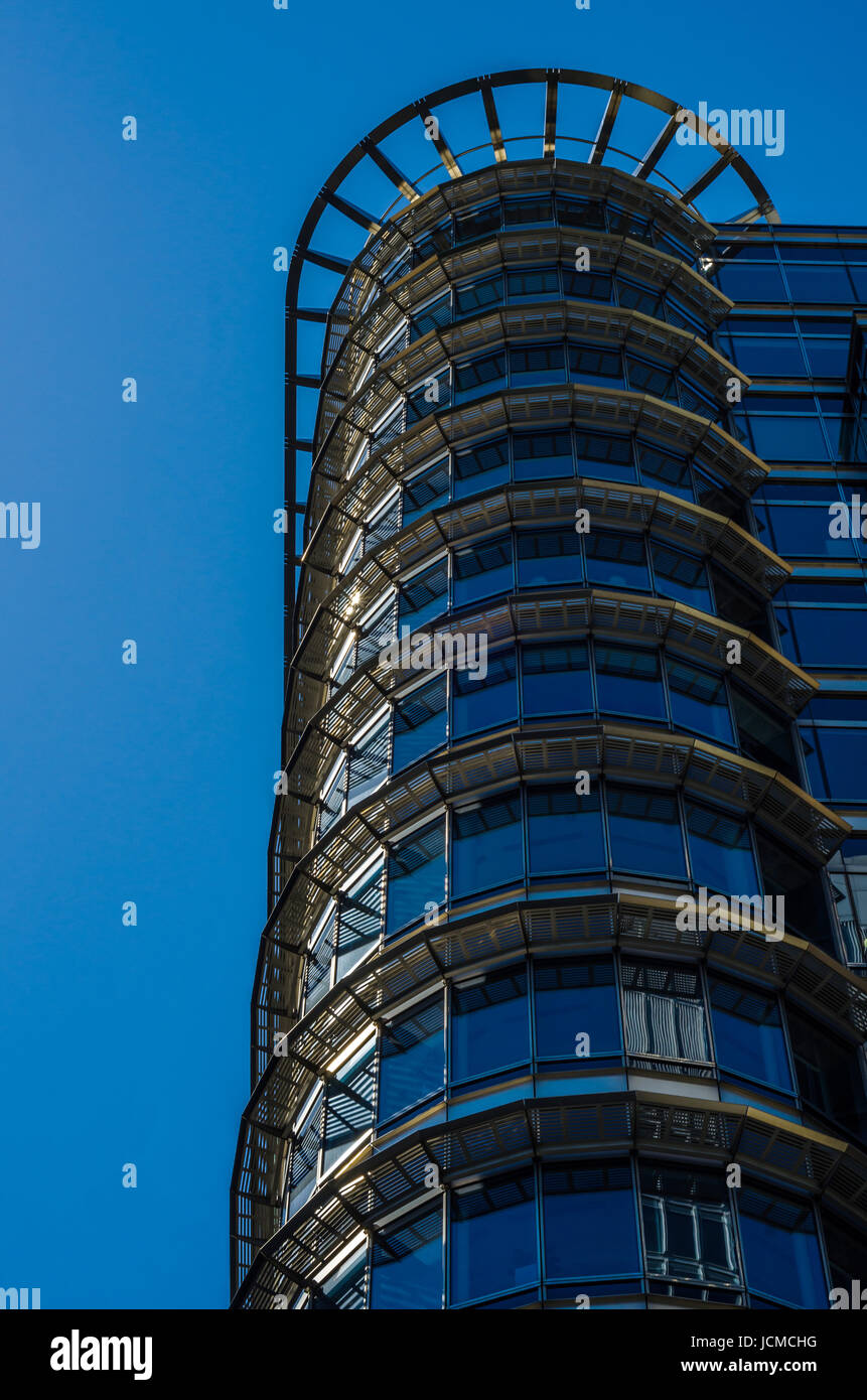 Modern business skyscrapers, high glass buildings, modern architecture ...