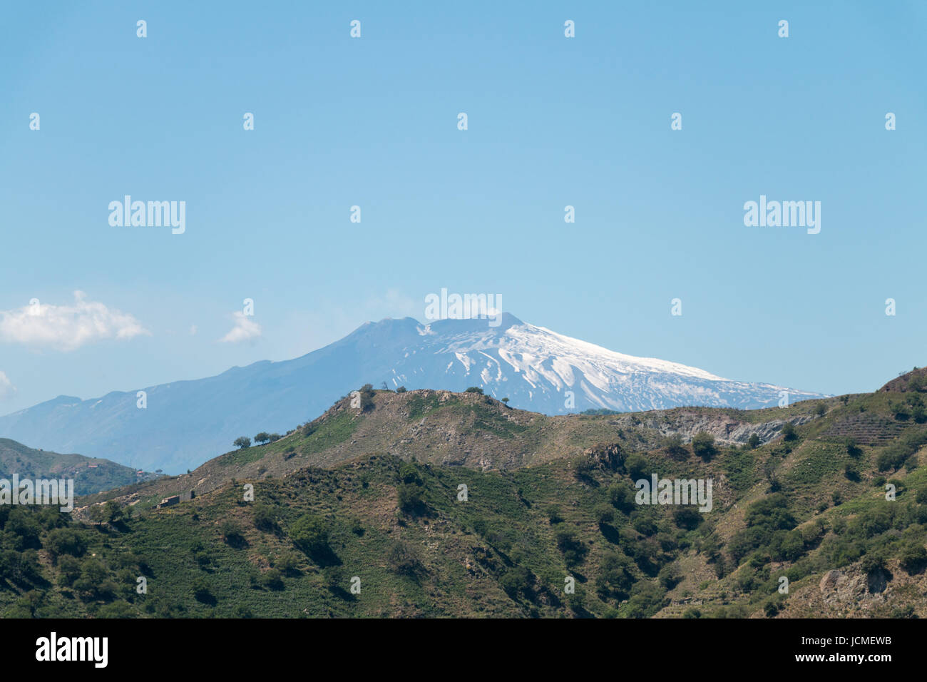 The big active european volcano Stock Photo - Alamy