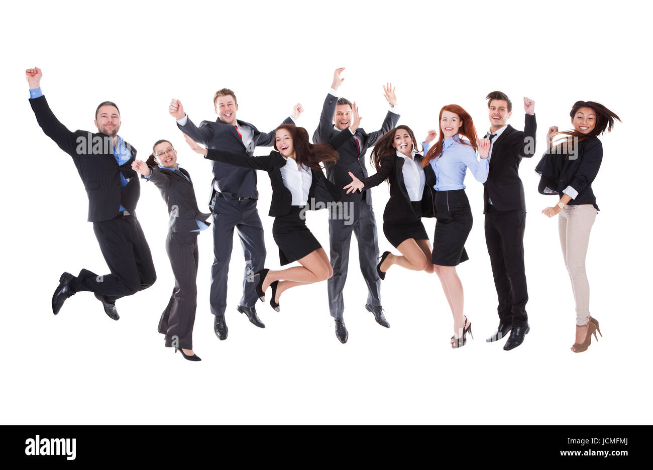 Excited positive man office Cut Out Stock Images & Pictures - Alamy