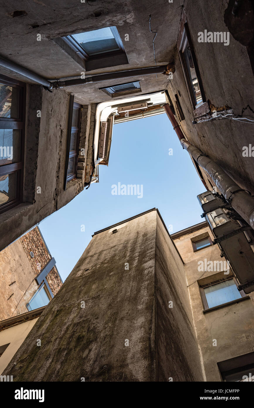 architectural street building front details in riga, latvia Stock Photo ...