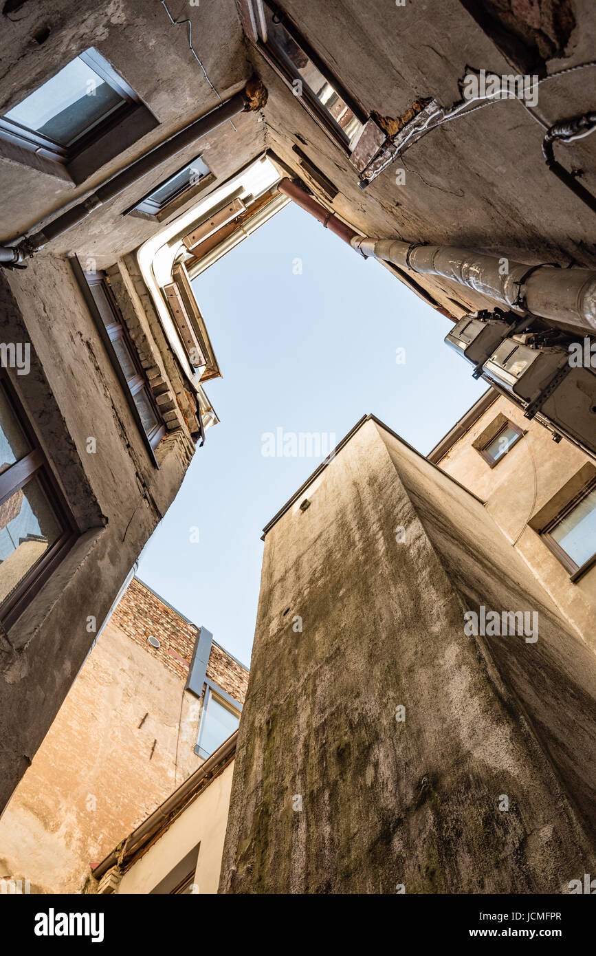 architectural street building front details in riga, latvia Stock Photo ...