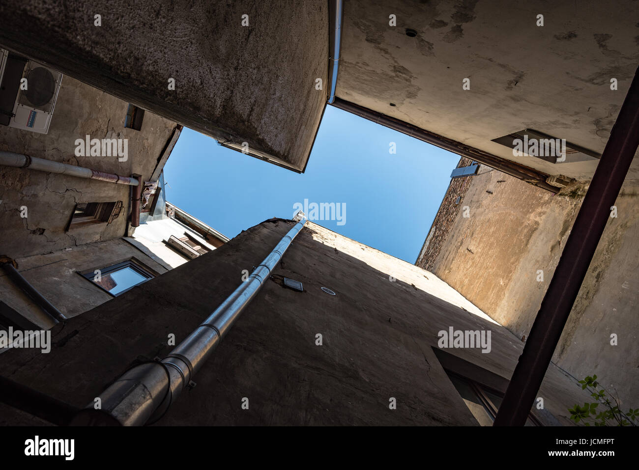 architectural street building front details in riga, latvia Stock Photo ...