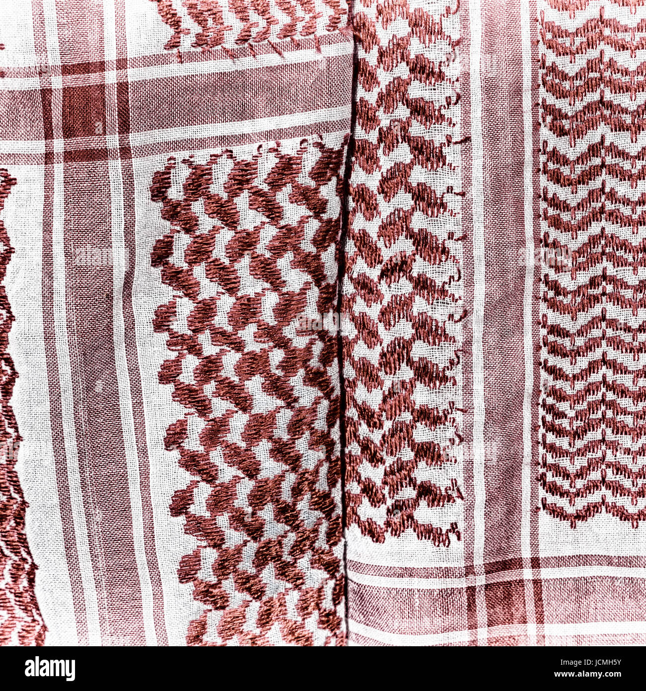 the texture of the cotton traditional symbolic arabian scarf like ...