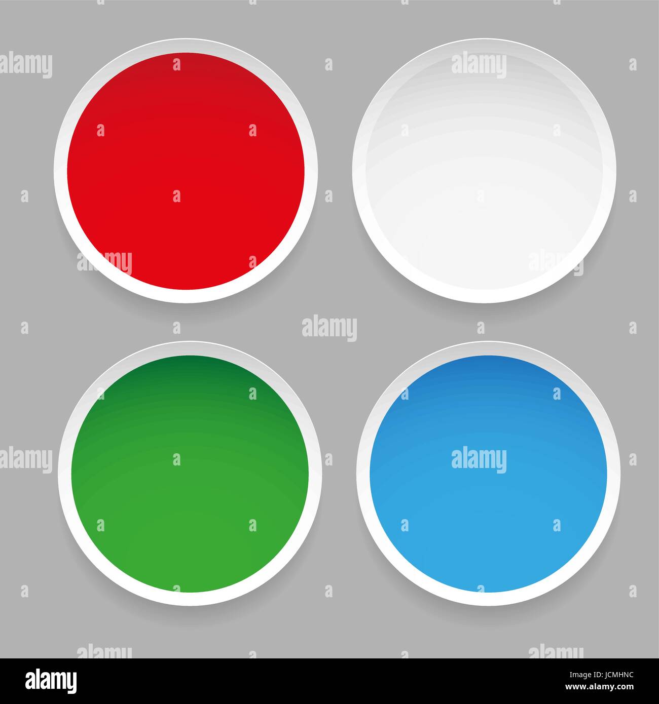 Empty round sticker set Stock Vector Image & Art - Alamy