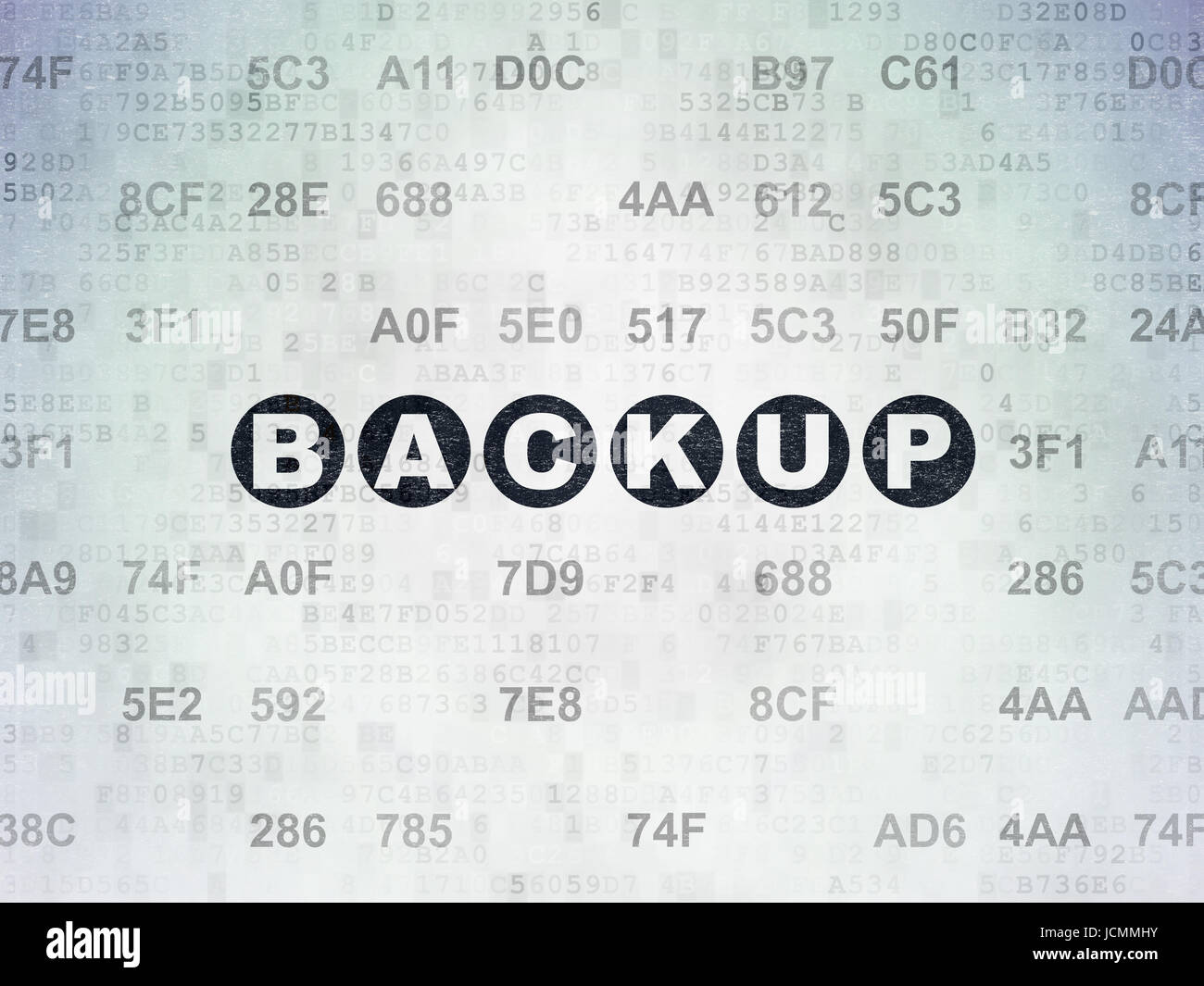 Database concept: Backup on Digital Data Paper background Stock Photo ...