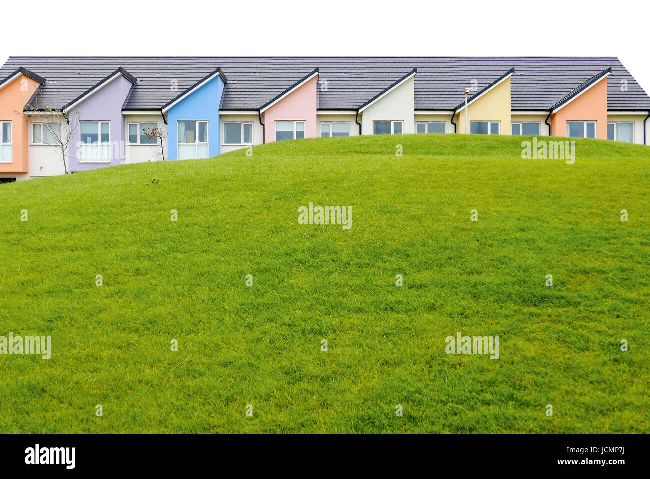 New build family starter homes on the Foxhall Village development ...