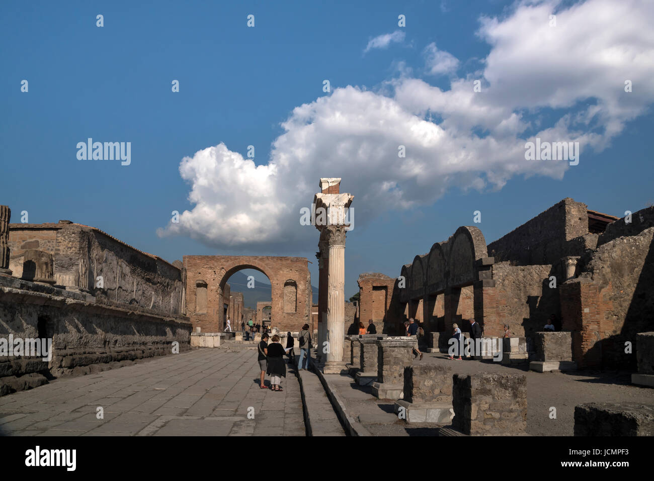 View of Pompei Ruins Naples,Italy Stock Photo - Alamy