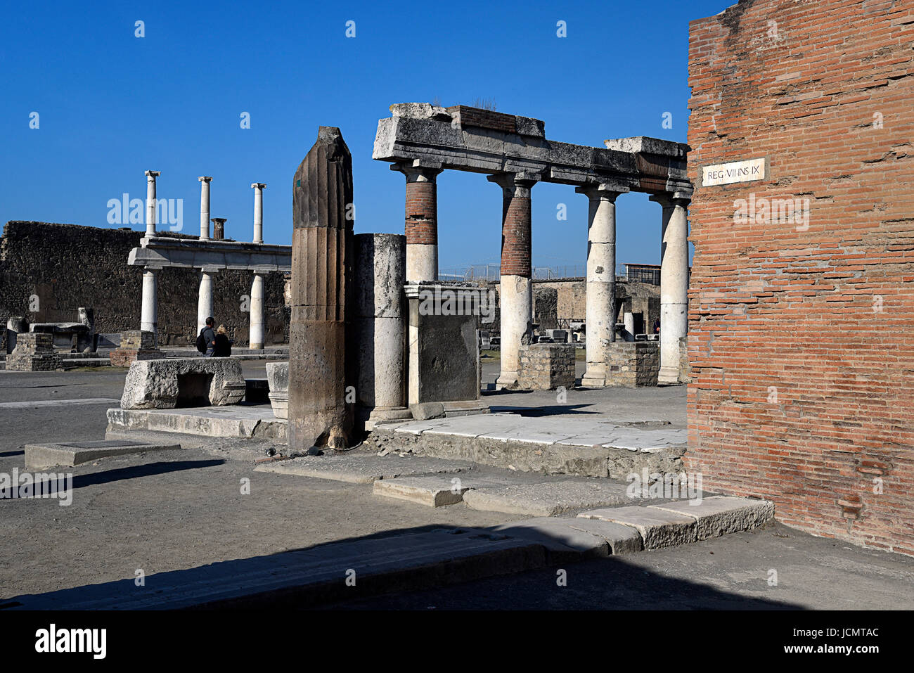 View of Pompei Ruins Naples,Italy Stock Photo - Alamy