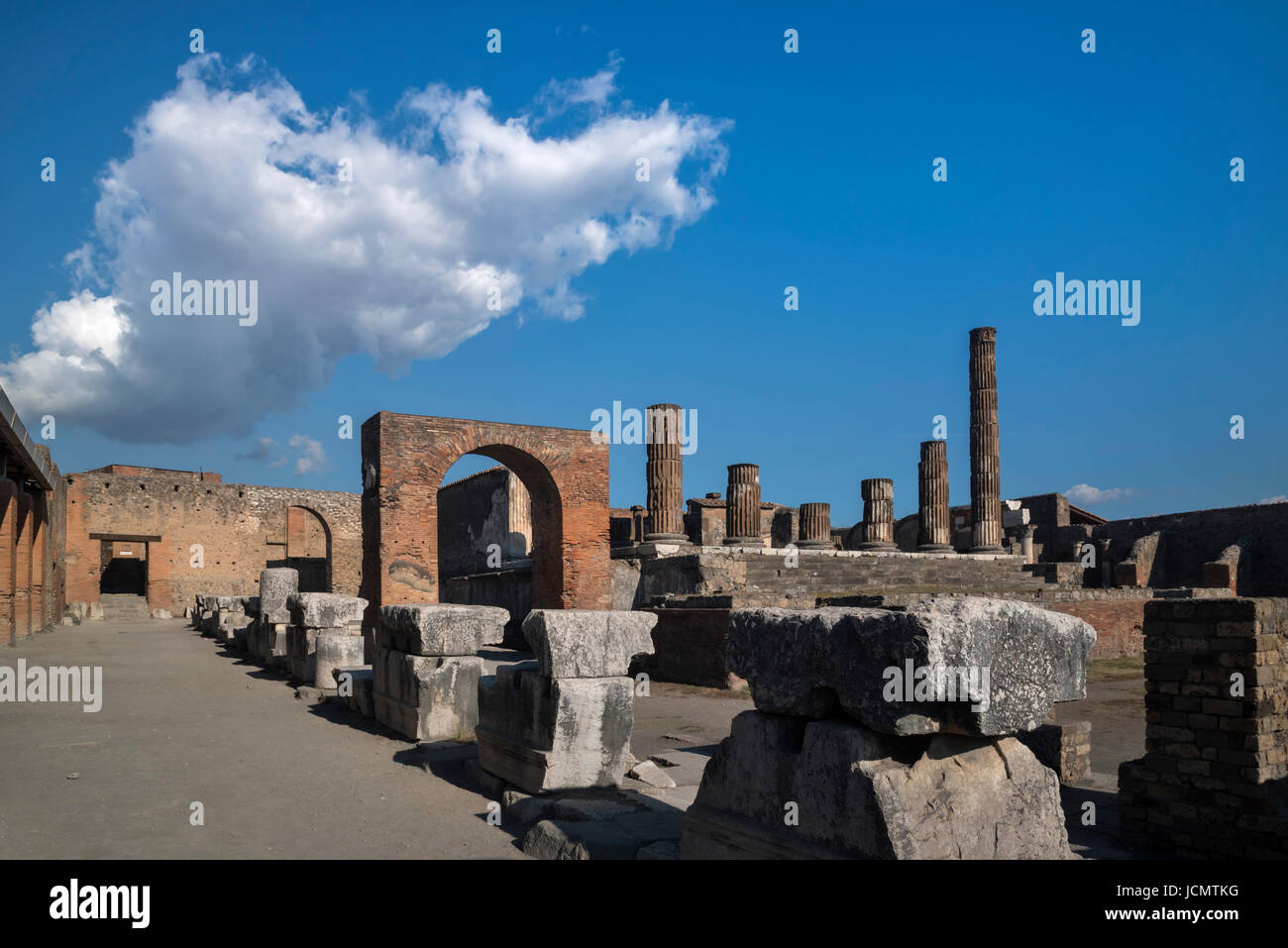 View of Pompei Ruins Naples,Italy Stock Photo - Alamy