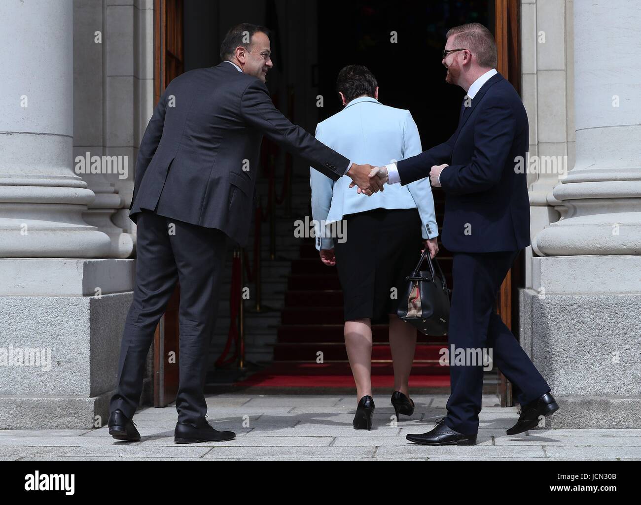 Arlene foster and simon hamilton hi-res stock photography and images ...