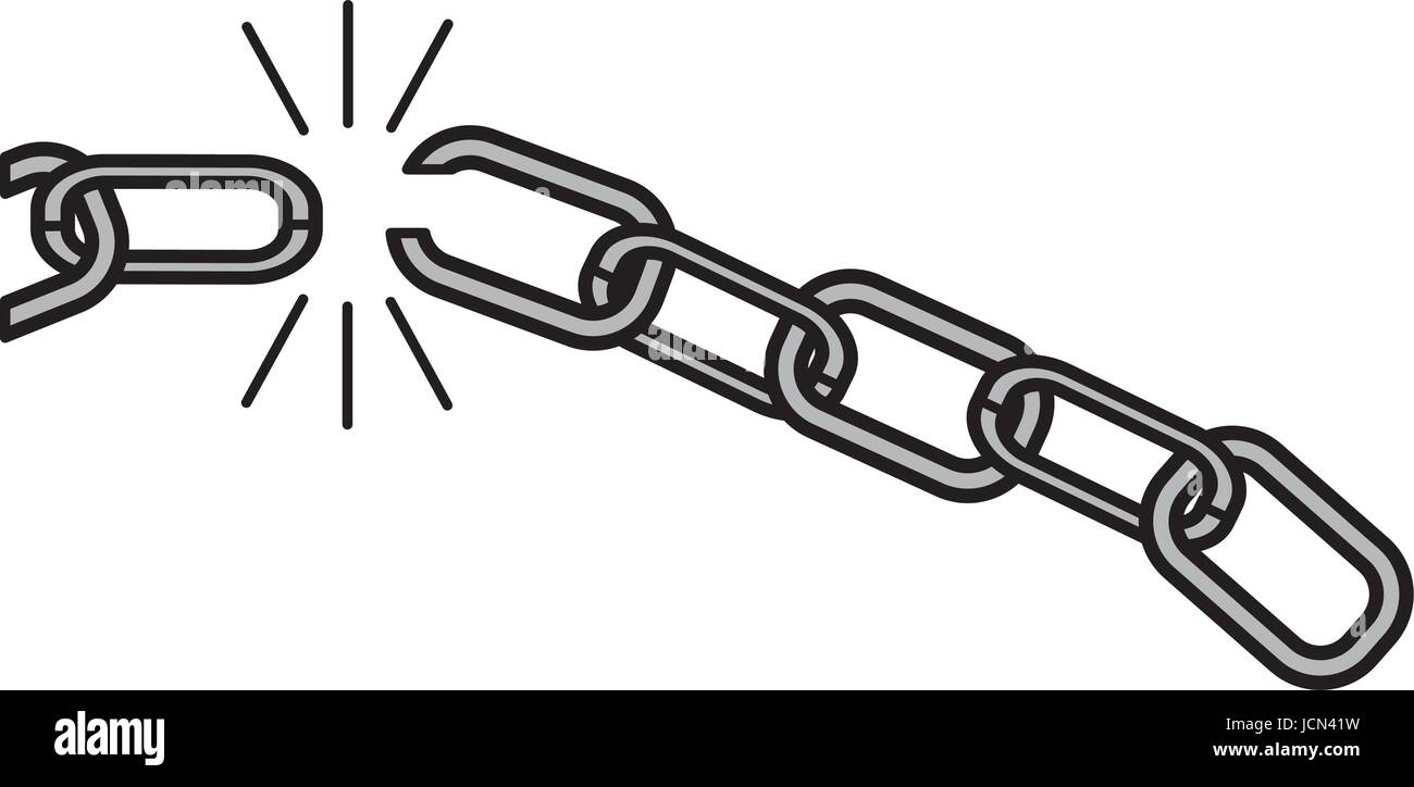 chain break isolated icon Stock Vector Image & Art - Alamy