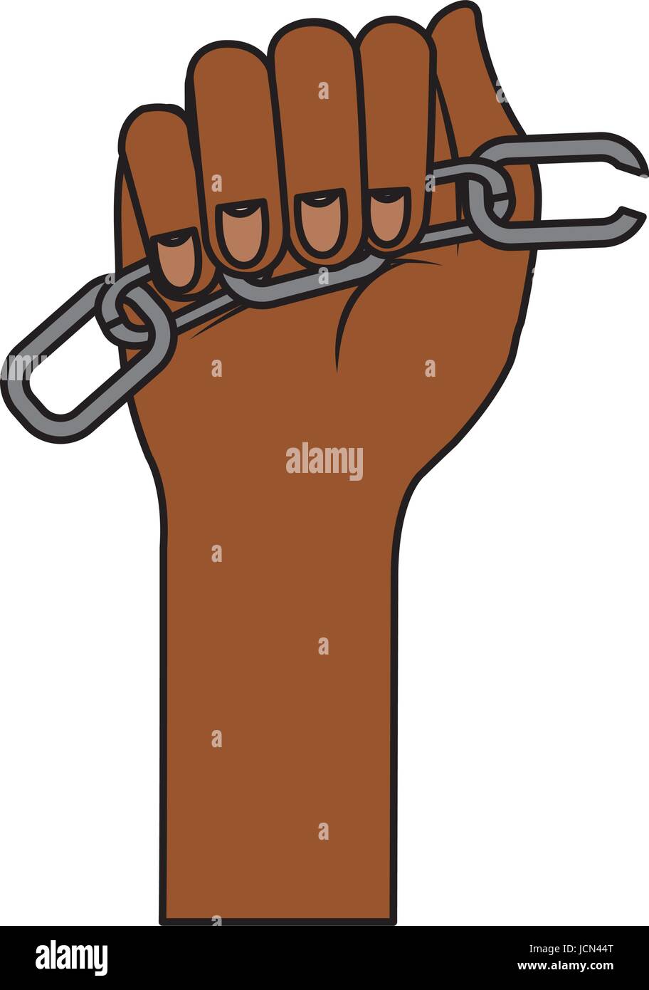 hands human with chain break Stock Vector Image & Art - Alamy