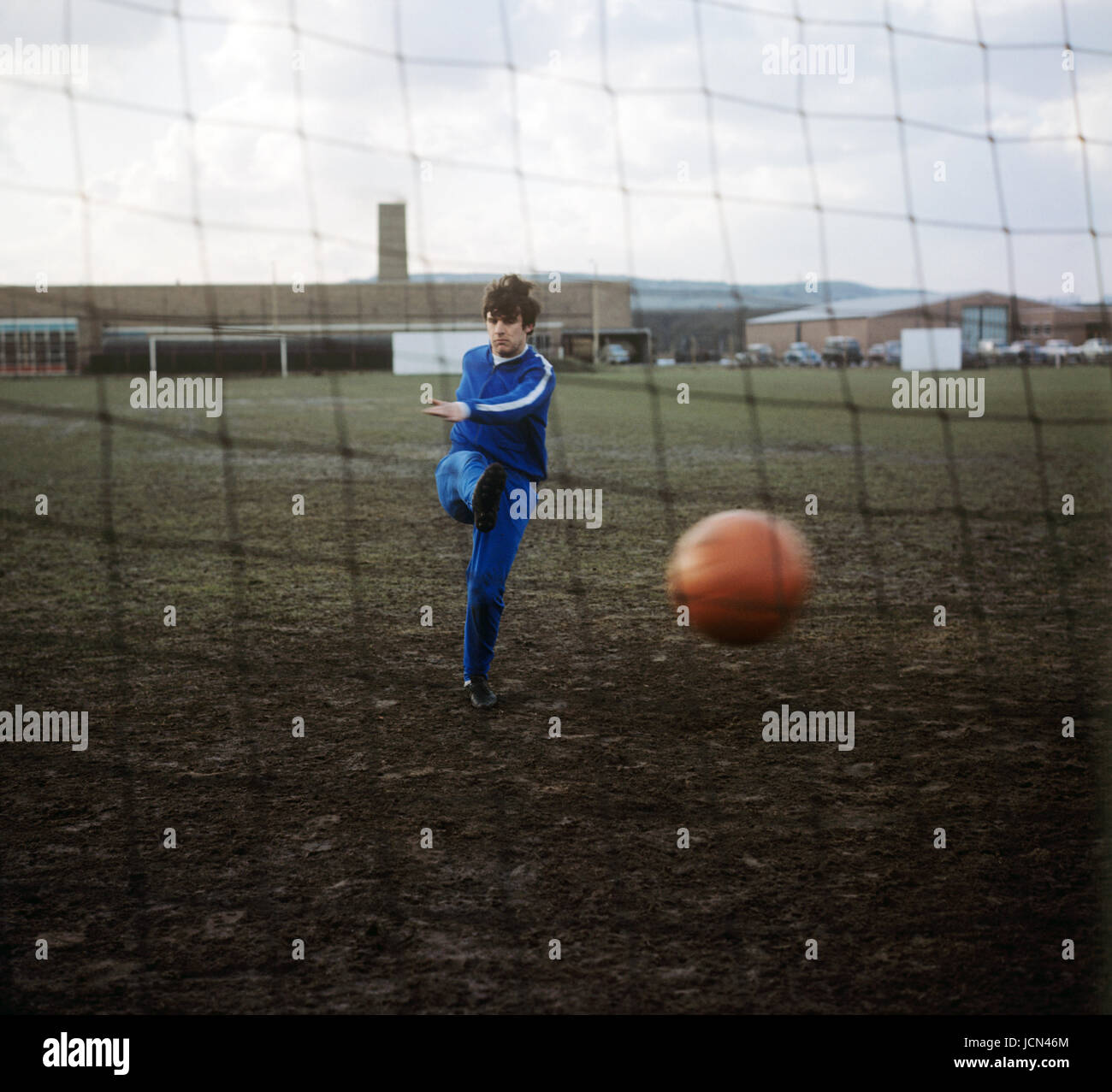 Leeds United's Peter Lorimer during training Stock Photo - Alamy