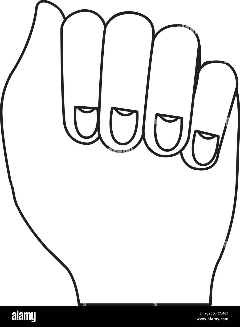 hand human fist icon Stock Vector Image & Art - Alamy