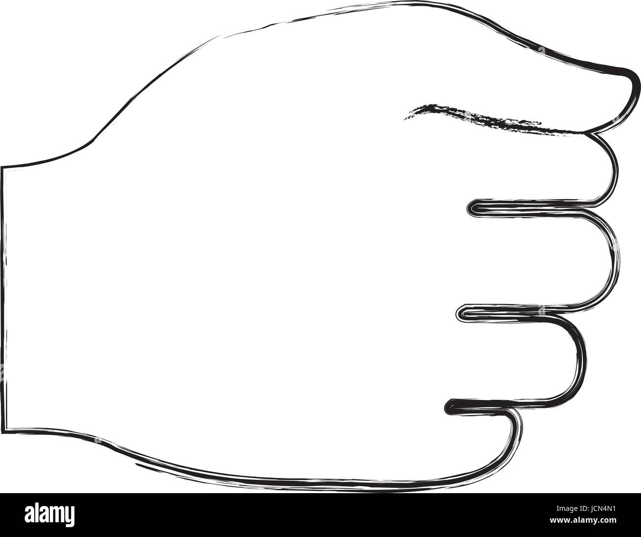 hand human fist icon Stock Vector Image & Art - Alamy