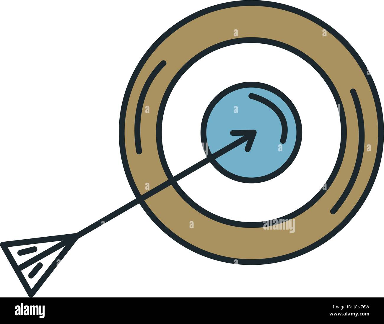 target with arrow icon Stock Vector Image & Art - Alamy