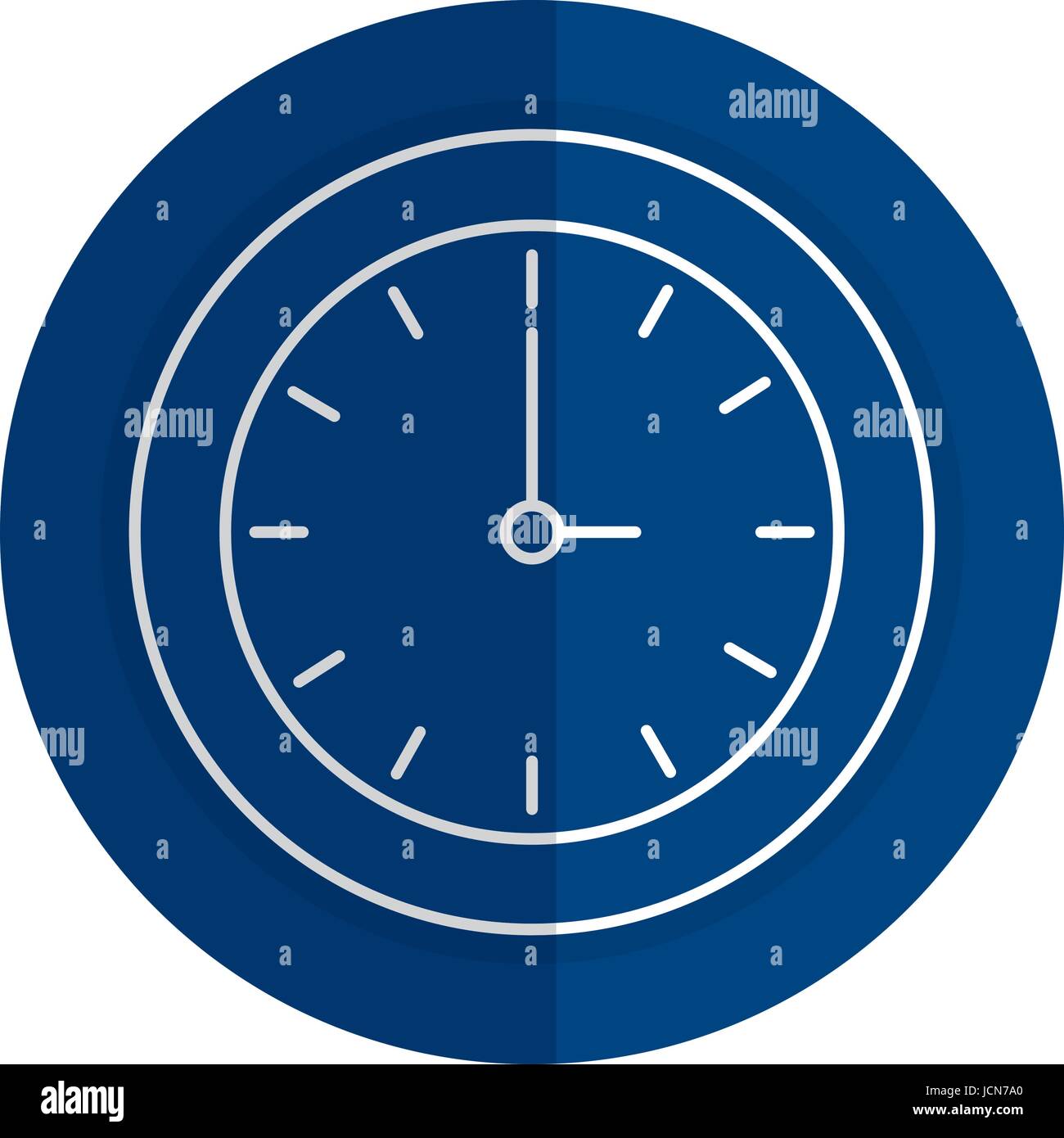 time clock isolated icon Stock Vector Image & Art - Alamy