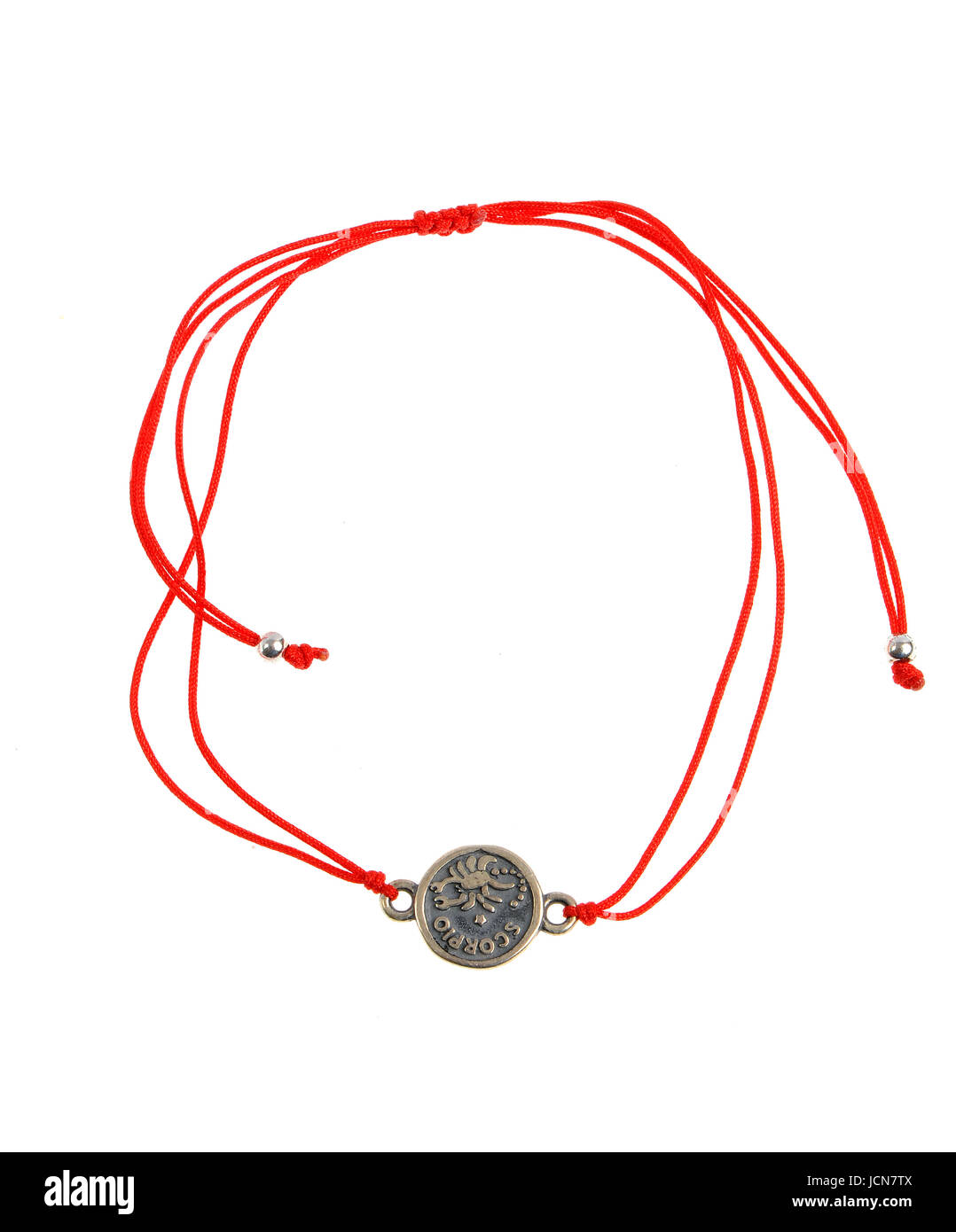 Red String Bracelet isolated on white background Stock Photo - Alamy
