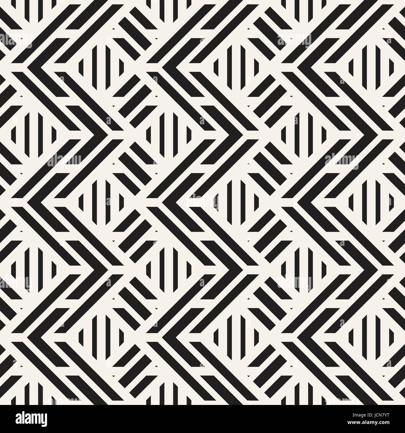 Vector seamless black and white trendy pattern. Modern stylish ...