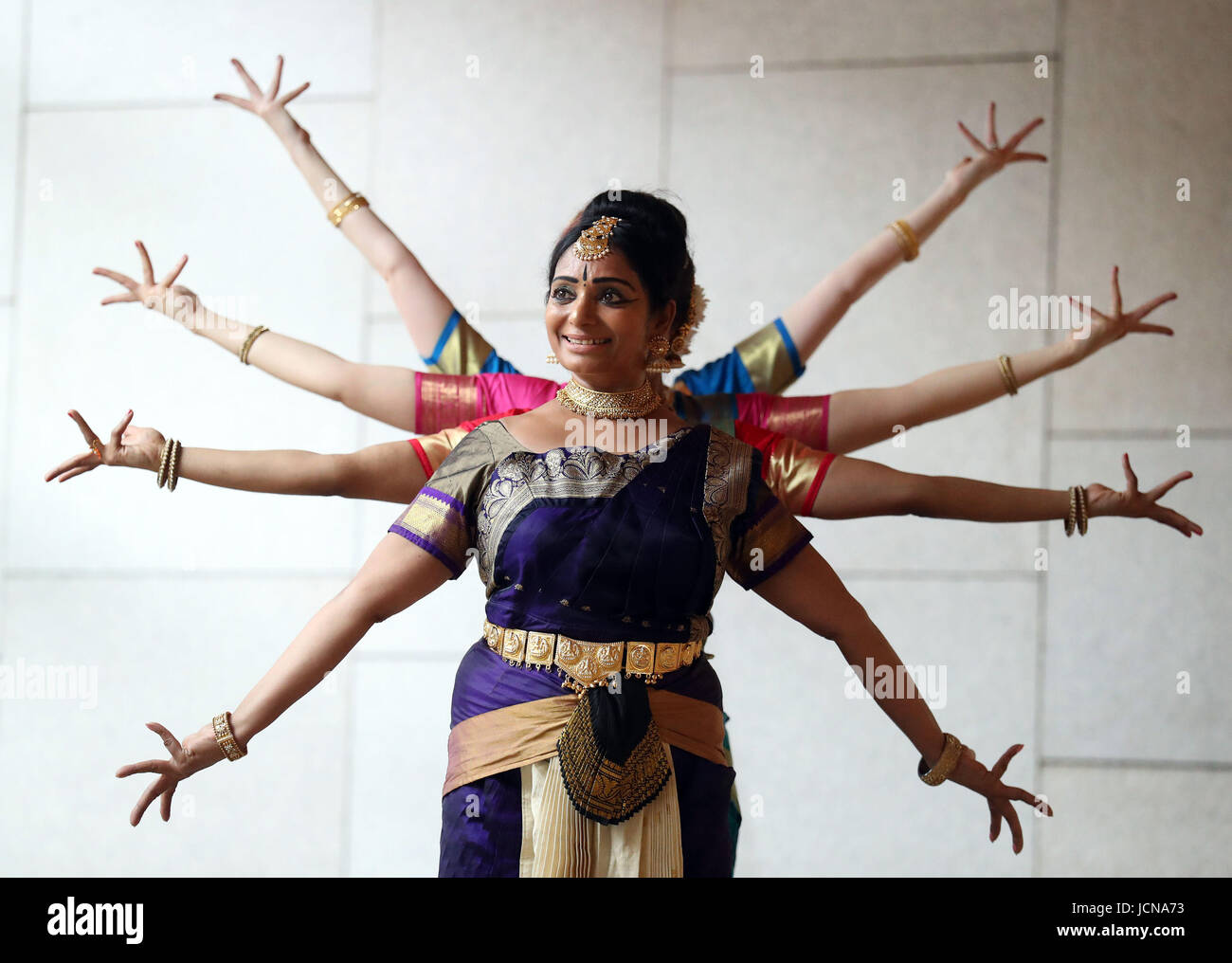Priya Shrikumar from Dance Ihayami an Indian classical dance company as ...