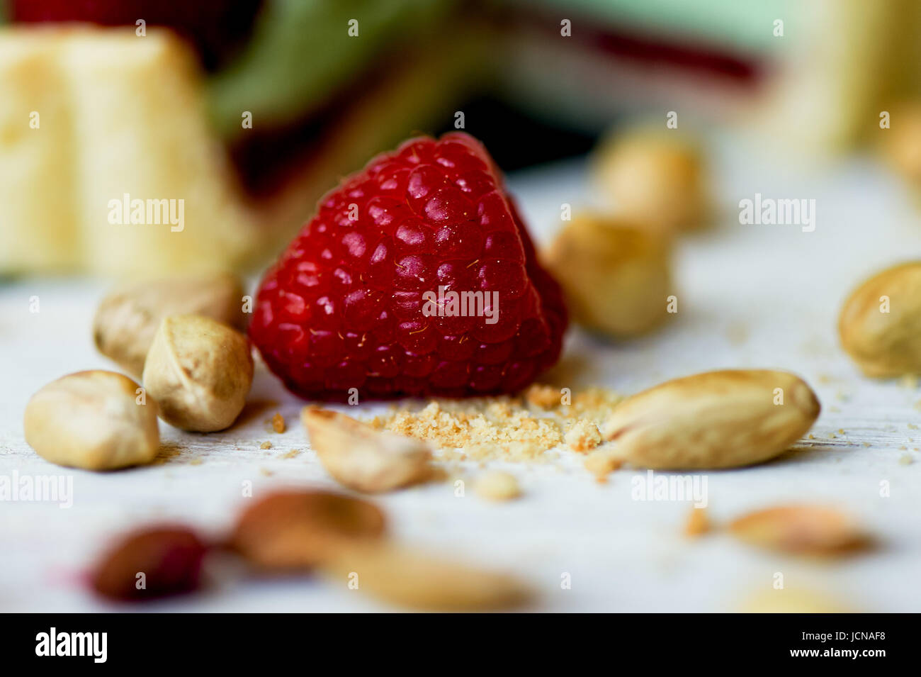 Pistachio tart. Pistachio tart on white Belgian chocolate BARRY with a ...