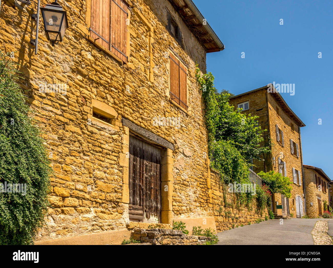 Village of Pierres Dorées, Beaujolais, Rhone, Auvergne-Rhône-Alpes ...