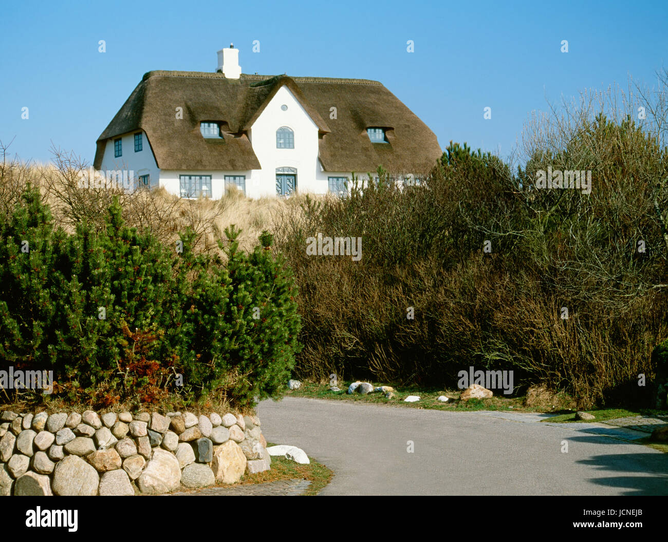 Thatched house, Sylt, Germany Stock Photo - Alamy