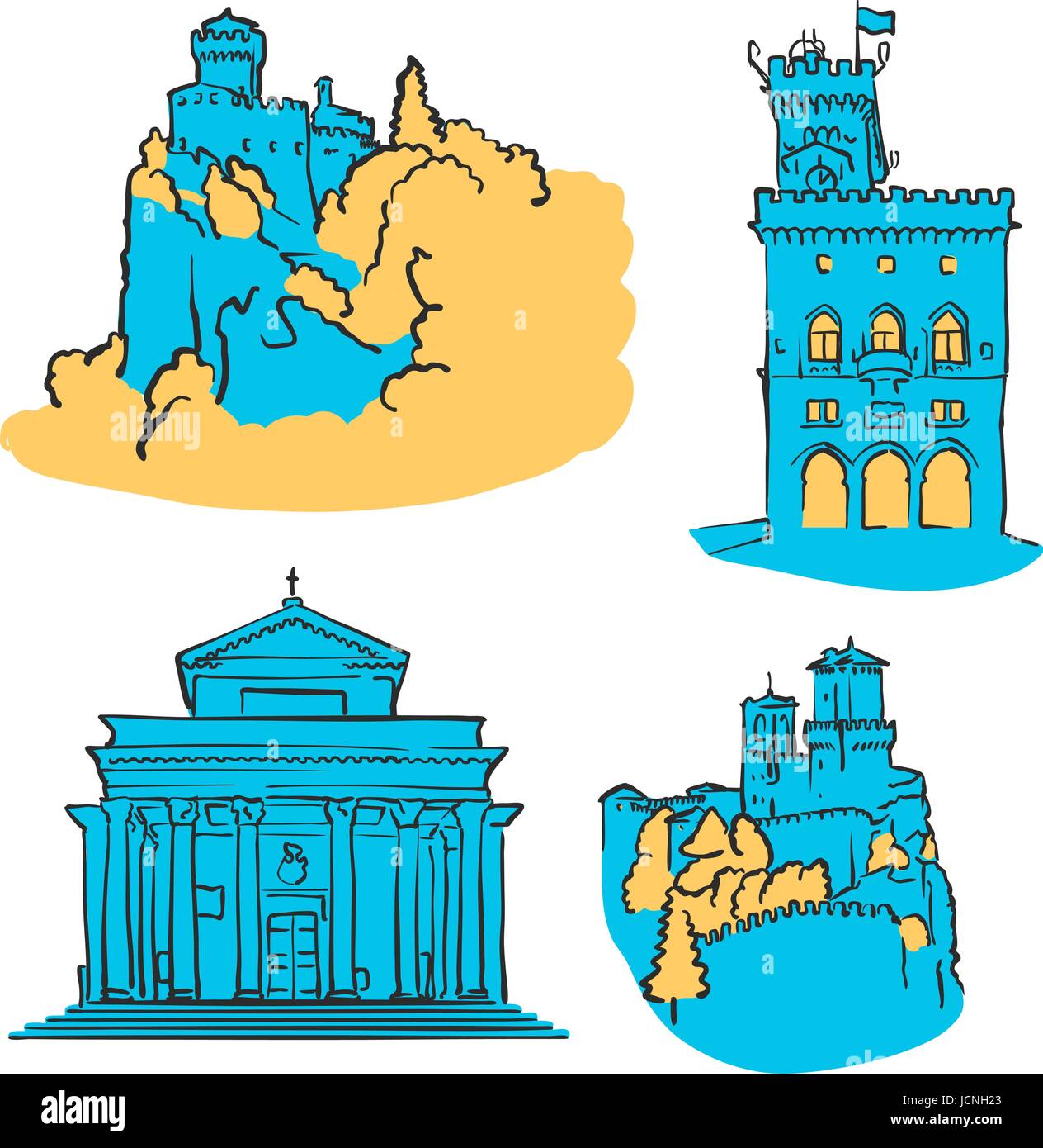 La basilica san Stock Vector Images - Alamy