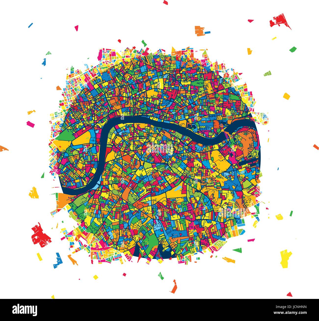 Nice map of london hi-res stock photography and images - Alamy