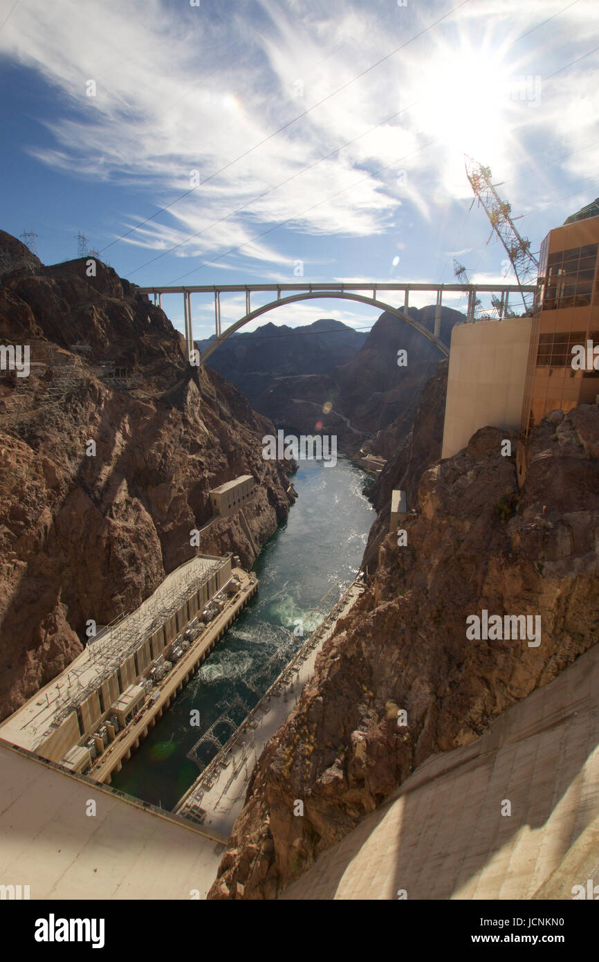 Hoover dam bridge hi-res stock photography and images - Alamy