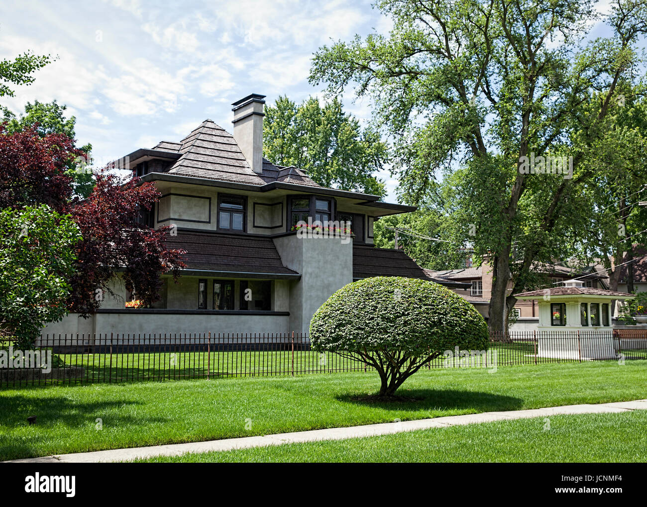 Chicago Frank Lloyd Wright Prairie House Stock Photo - Alamy