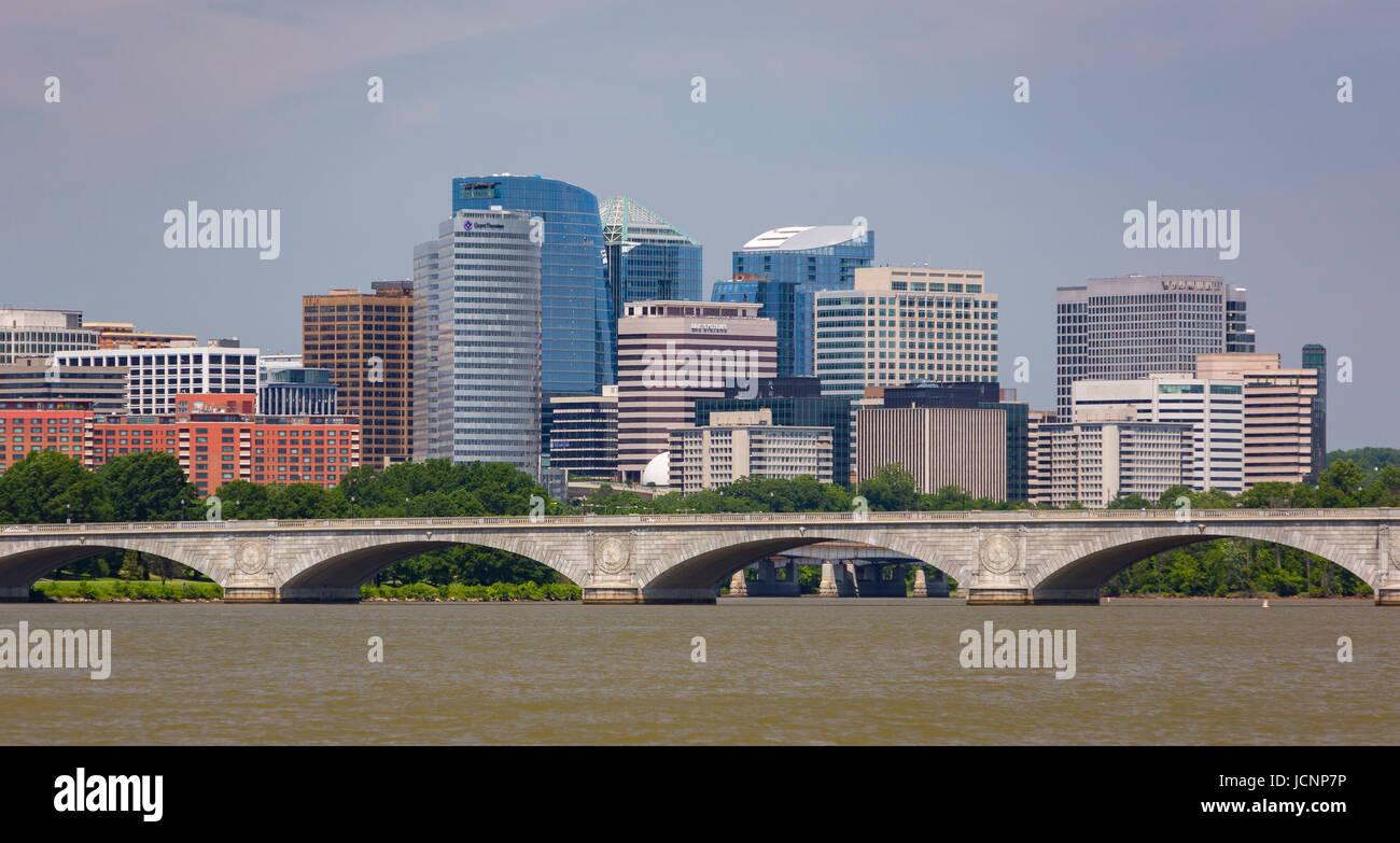ROSSLYN, VIRGINIA, USA - Rosslyn skyline of buildings in Arlington ...