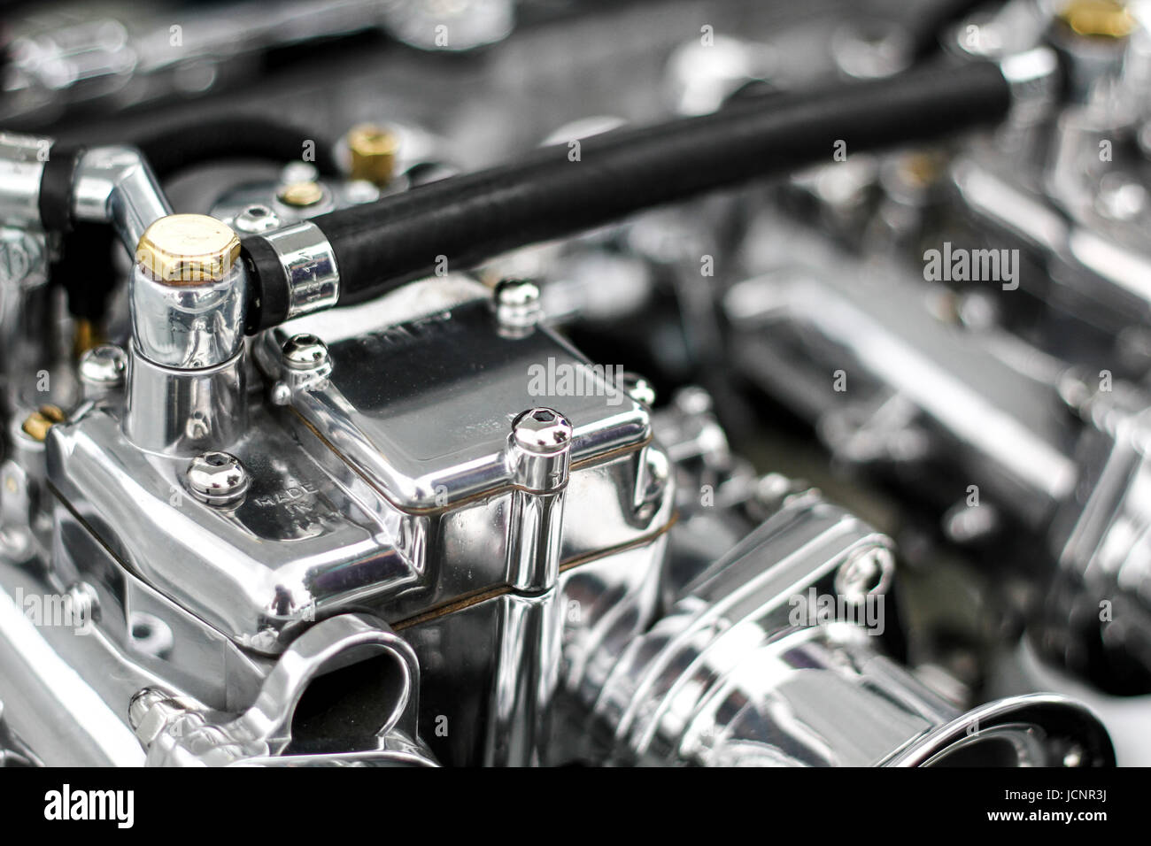 Up close photo of a car engine Stock Photo - Alamy