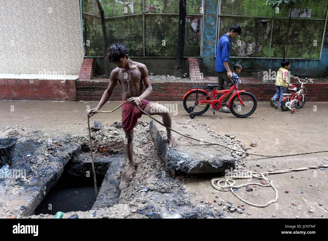 June 16, 2017 - Dhaka, Dhaka, Bangladesh - June 16, 2017 Dhaka, Bangladesh - City Corporation ...