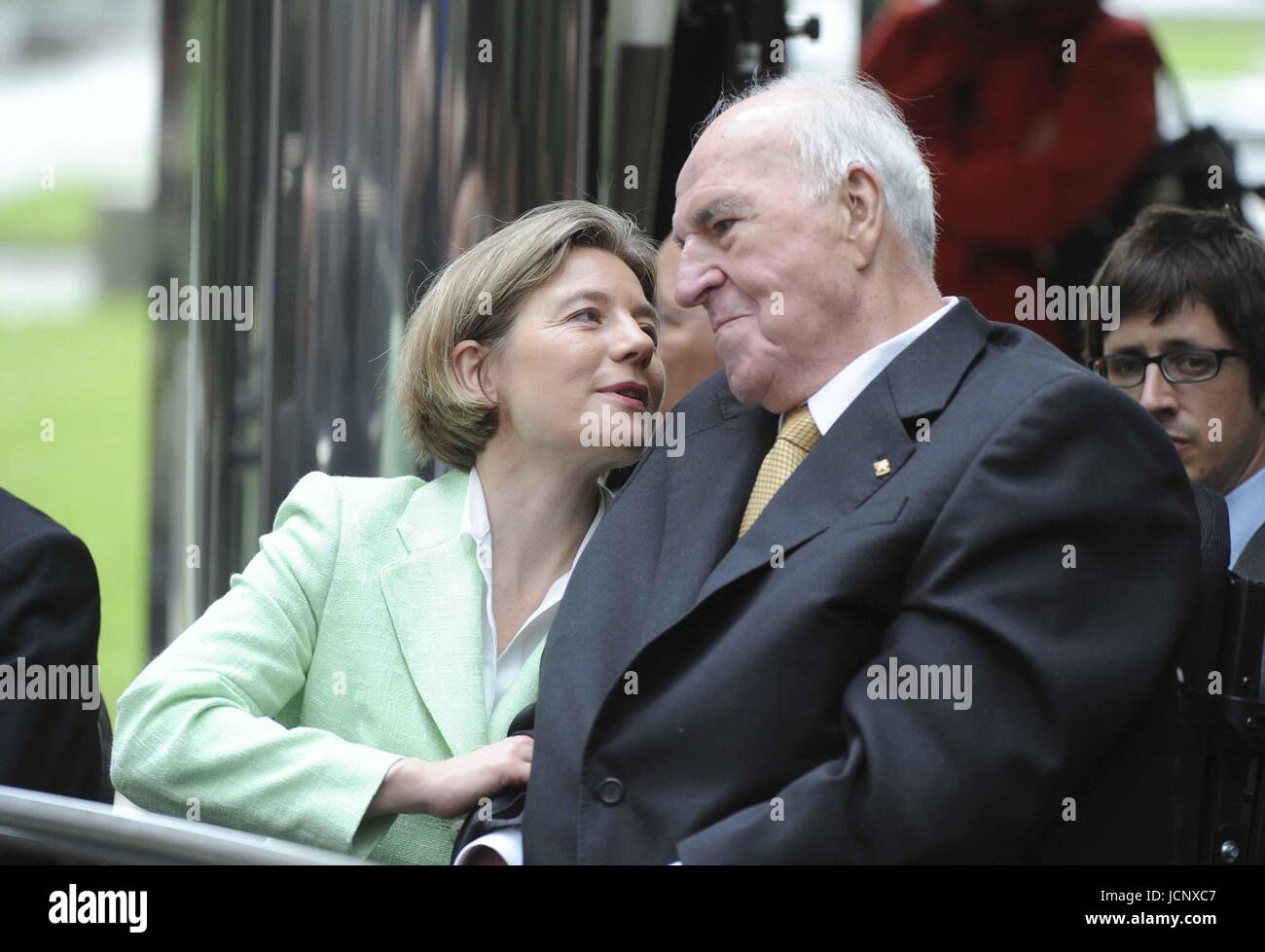 Former German chancellor Helmut Kohl and Maike Kohl-Richter during the ...