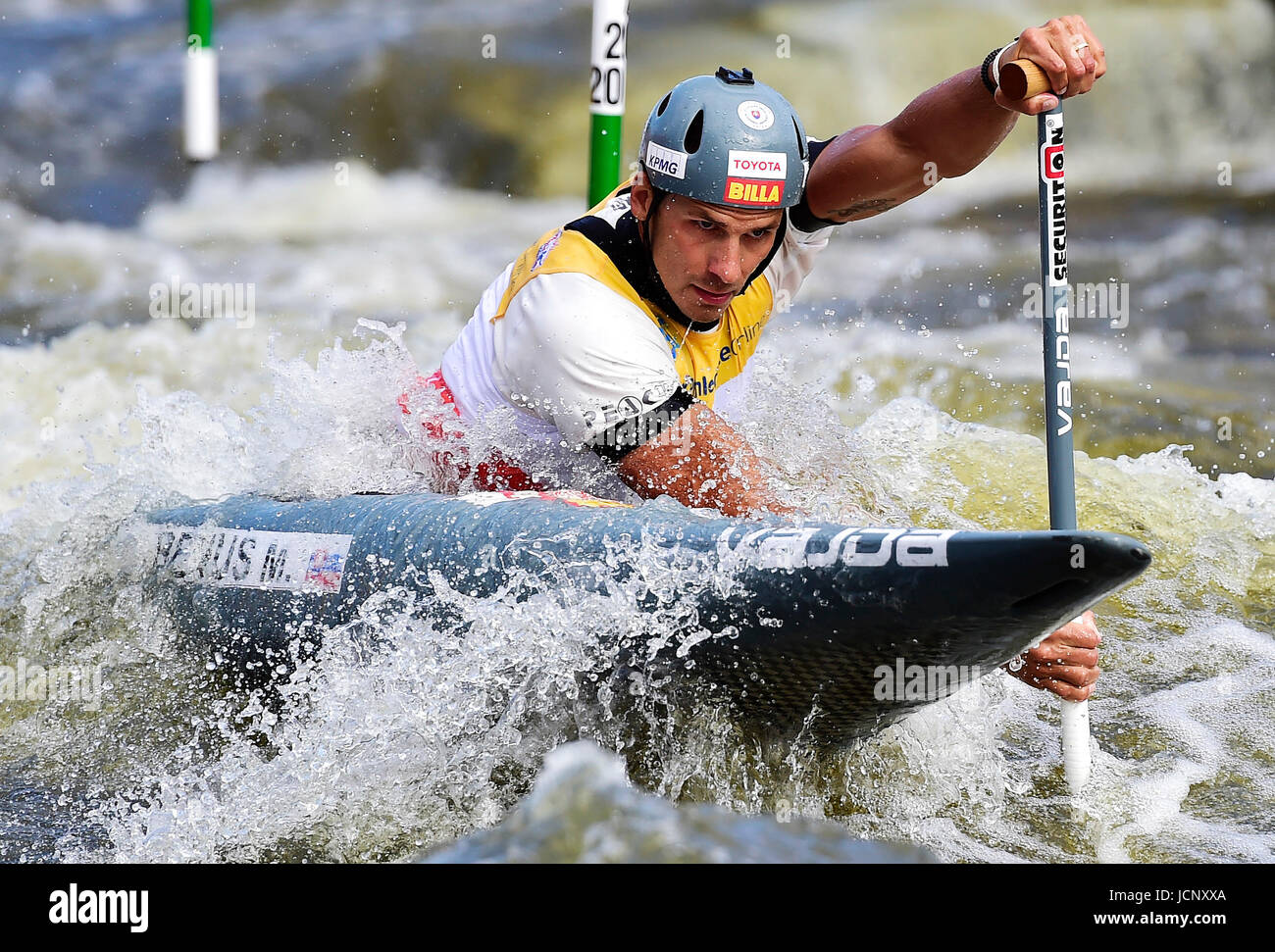 Prague, Czech Republic. 16th June, 2017. Slovak canoeist Matej Benus in ...